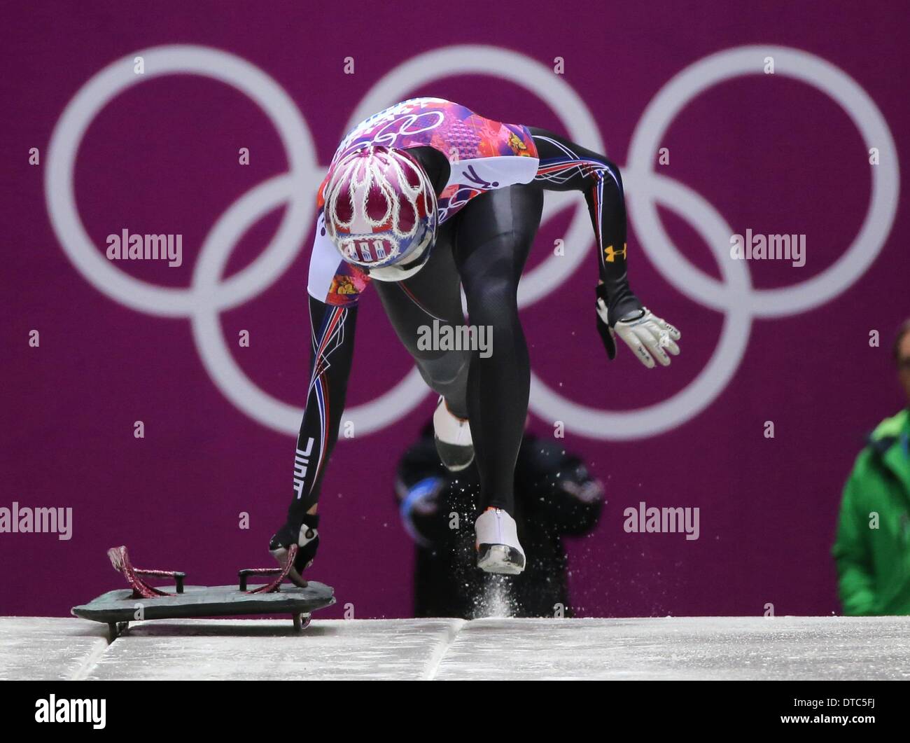 Krasnaya Polyana, Russia. 14th Feb, 2014. Noelle Pikus-Pace of USA ...