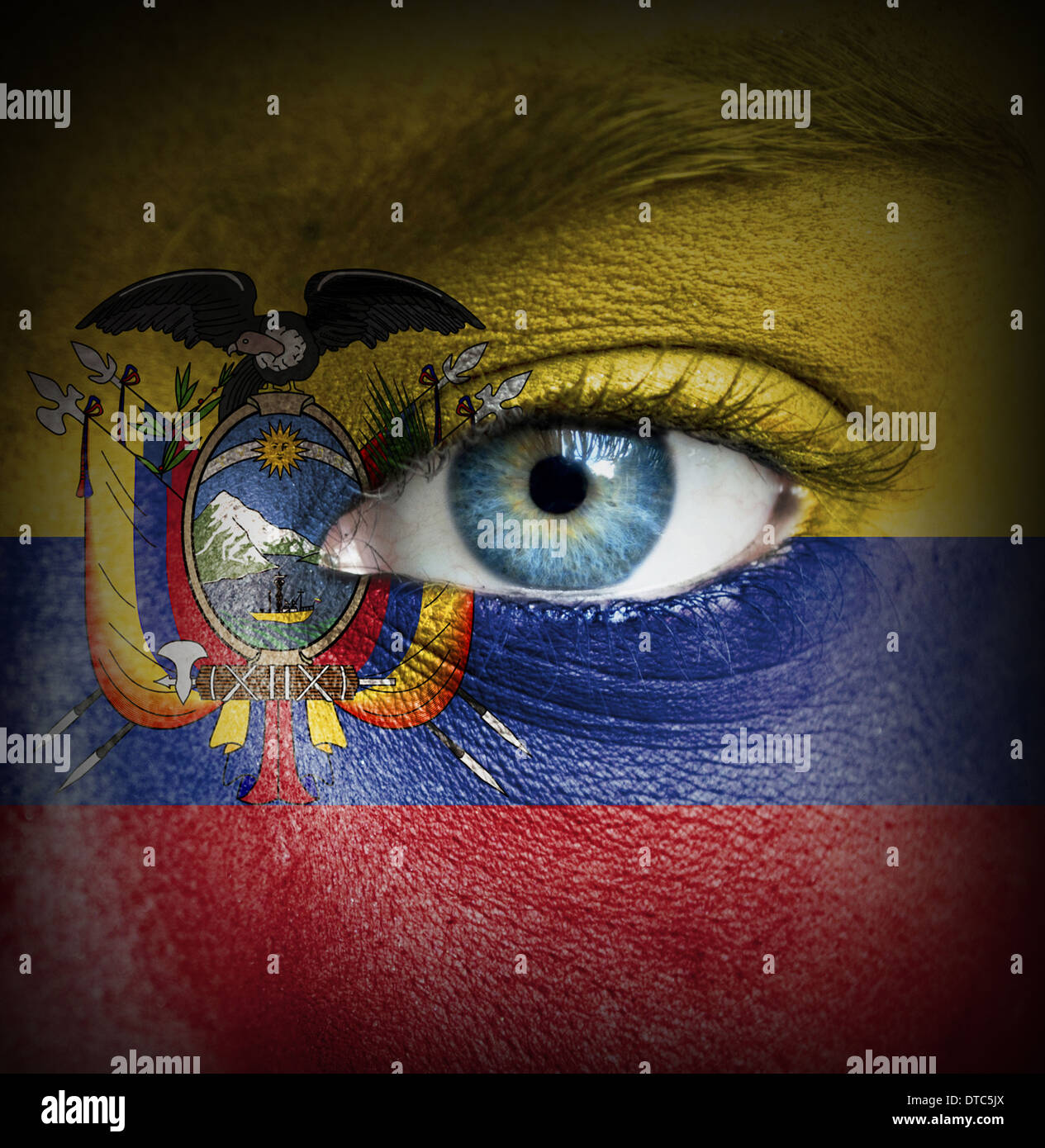 Ecuador people face paint hi-res stock photography and images - Alamy