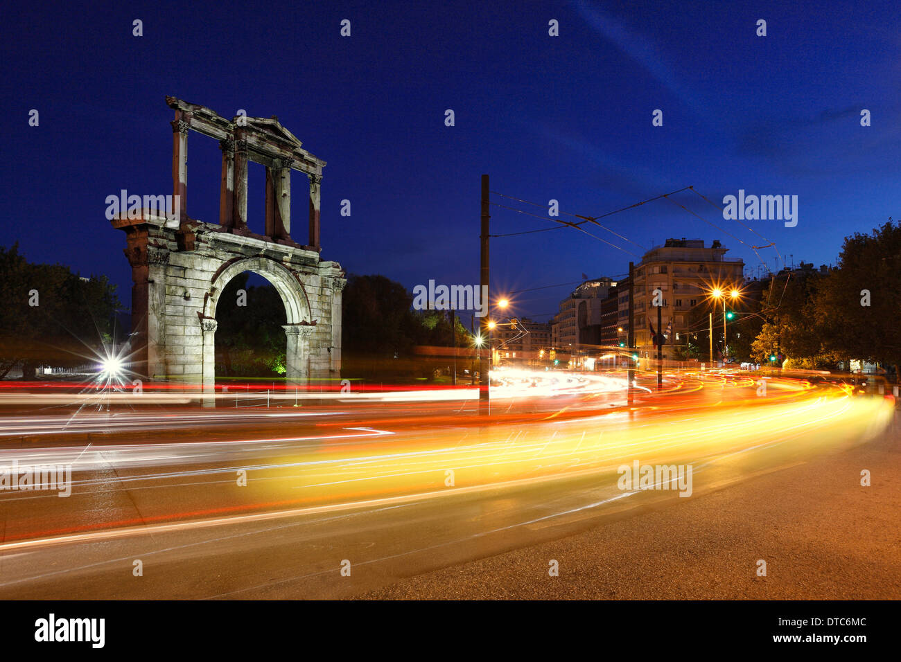 Arch of Hadrian (132 A.D.) in Athens, Greece Stock Photo - Alamy