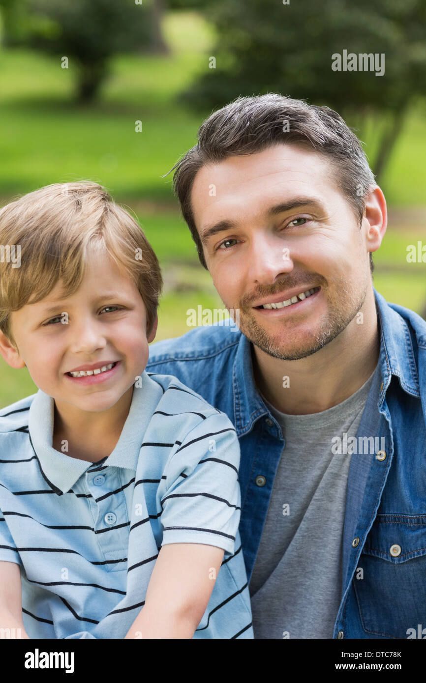 Close up portrait happy father hi-res stock photography and images - Alamy