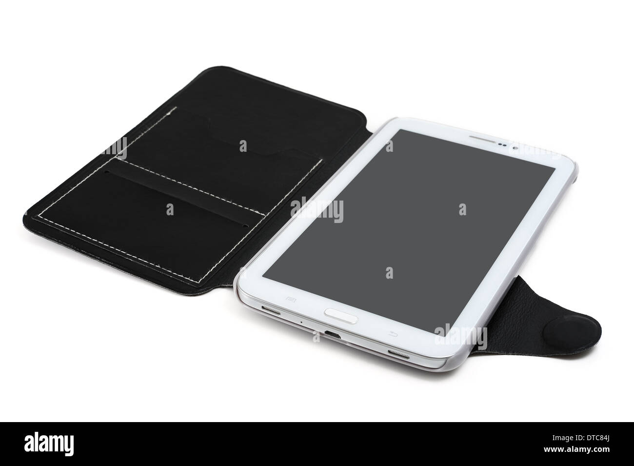 Tablet computer isolated on white Stock Photo - Alamy