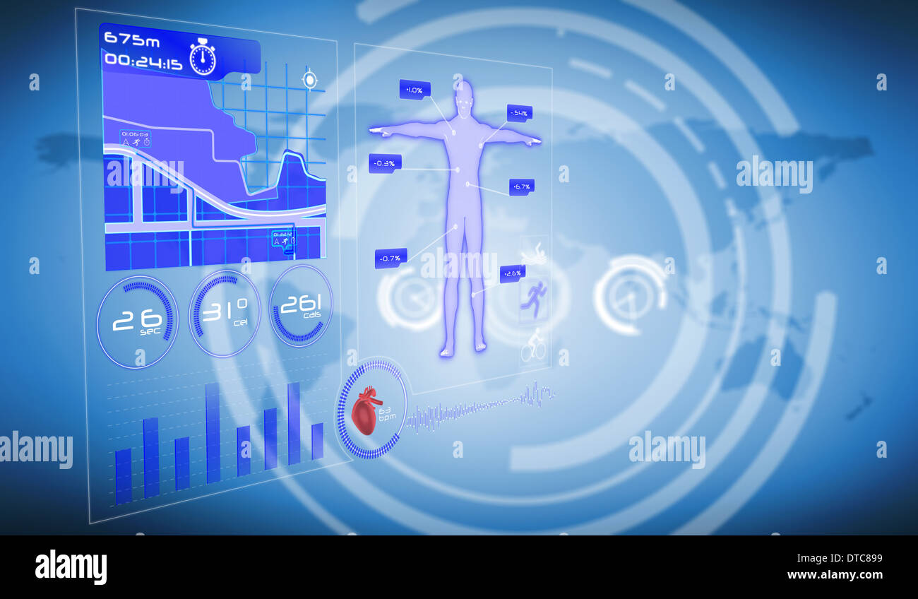 Composite image of medical interface Stock Photo - Alamy
