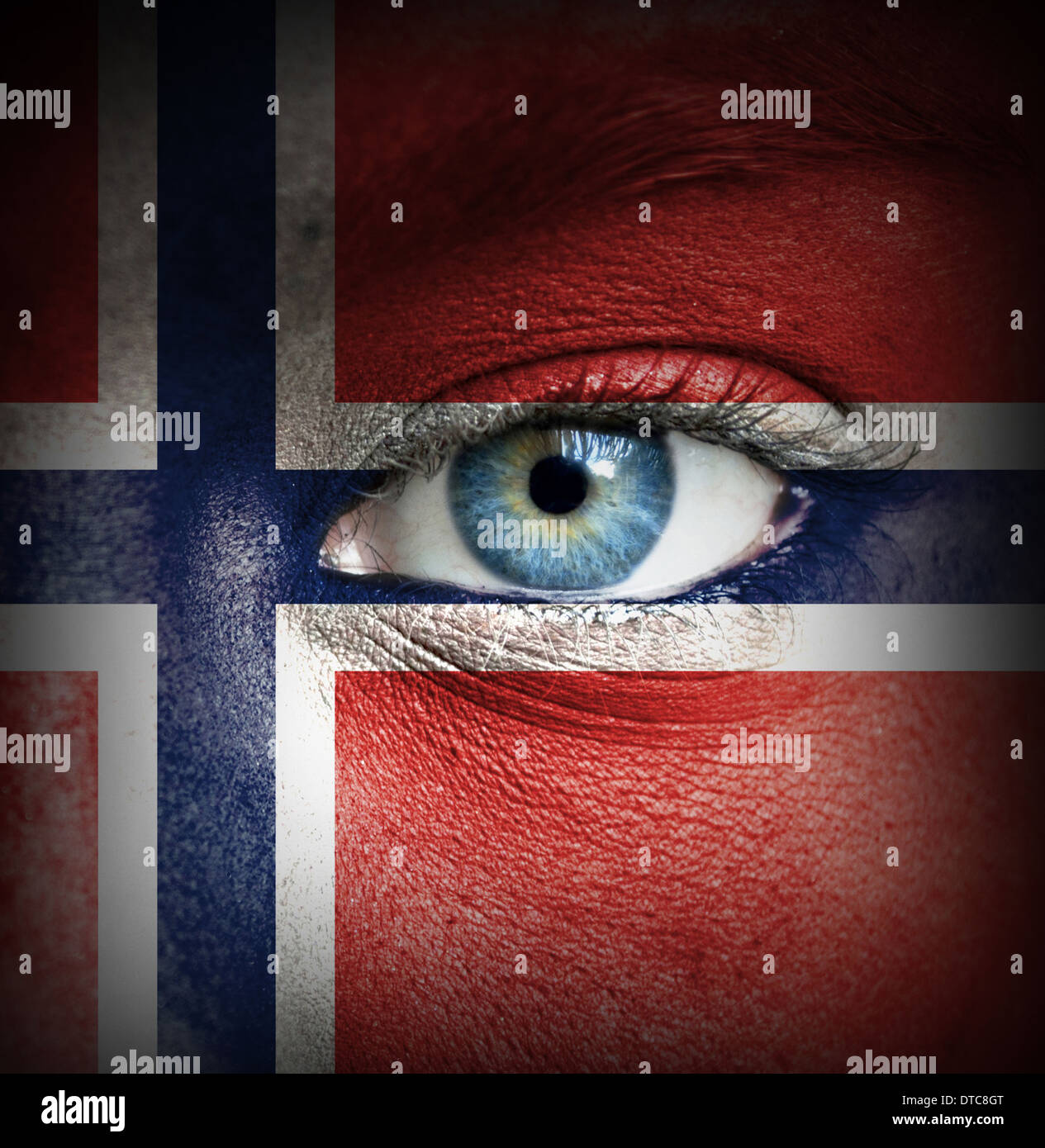 Norway flag face hi-res stock photography and images - Alamy