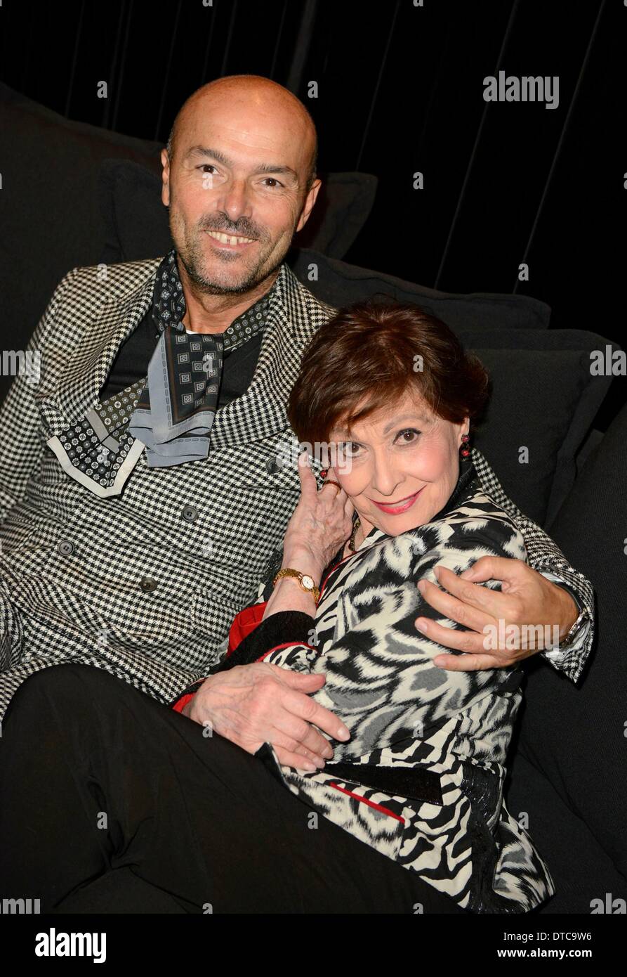 New York, NY, USA. 14th Feb, 2014. Carol Lawrence with Rossano Ferretti ...