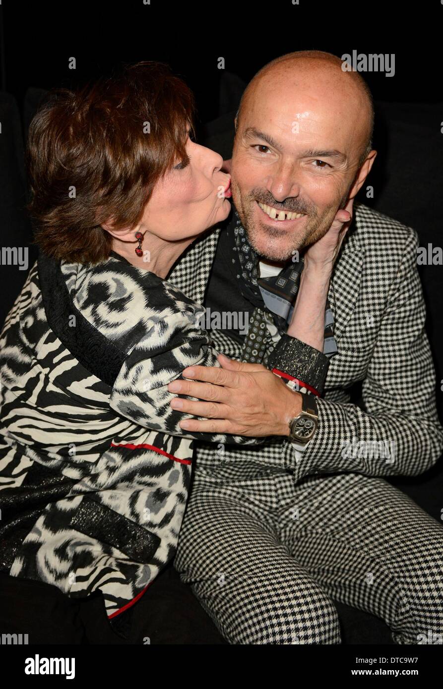 New York, NY, USA. 14th Feb, 2014. Carol Lawrence with Rossano Ferretti ...
