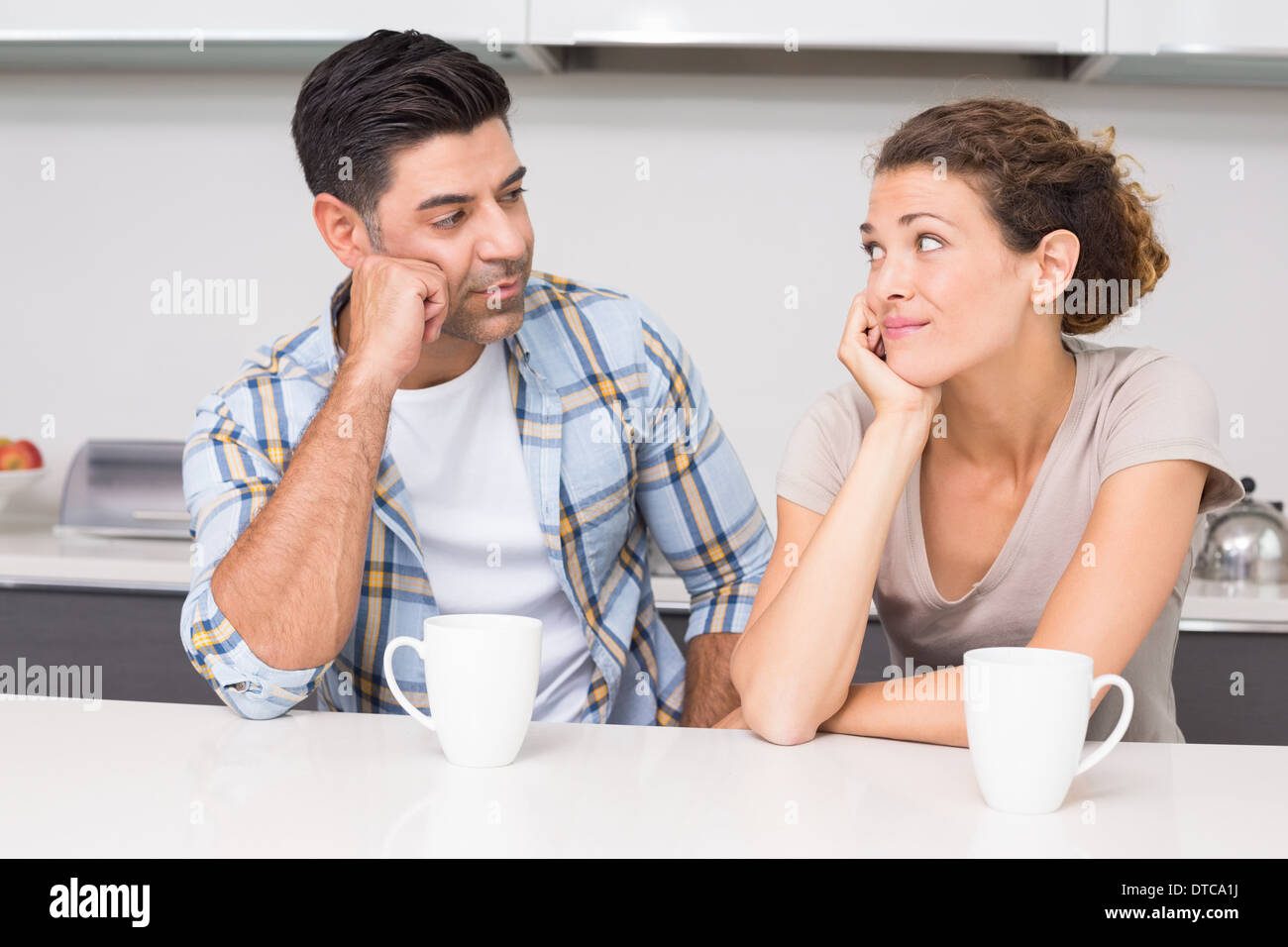 Looking fed up hi-res stock photography and images - Alamy