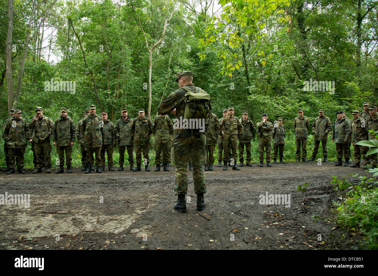 Illkirch- Grafenstaden, France, officers and NCOs of the JgBtl 291 ...