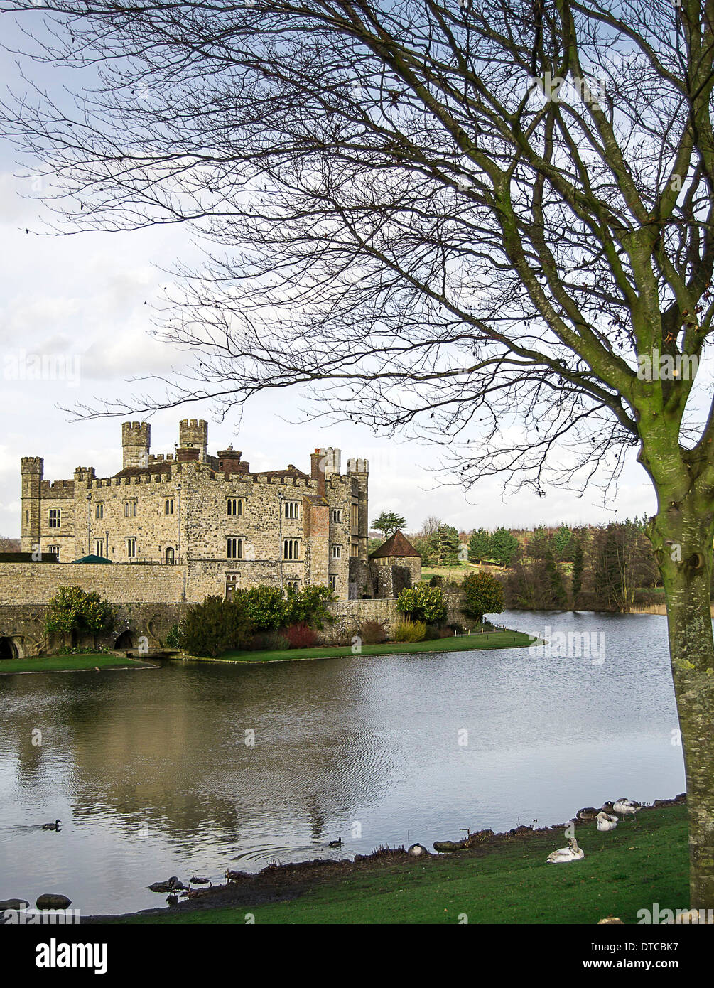 Leeds castle lake hi-res stock photography and images - Alamy