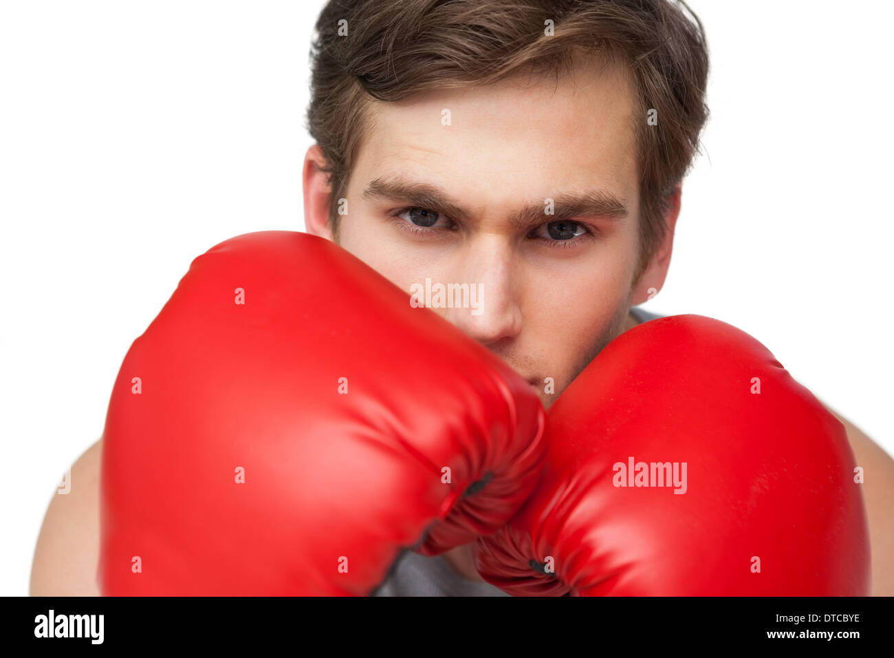 Young muscular man wearing red hi-res stock photography and images - Alamy