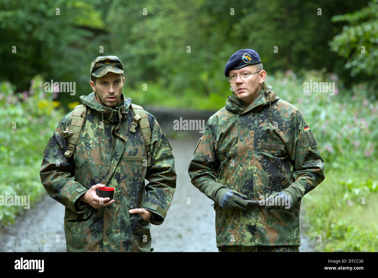 Illkirch- Grafenstaden, France, soldiers of JgBtl 291 at a training in ...