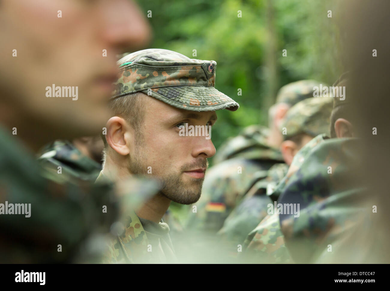 Illkirch- Grafenstaden, France, soldiers of JgBtl 291 at a training in ...