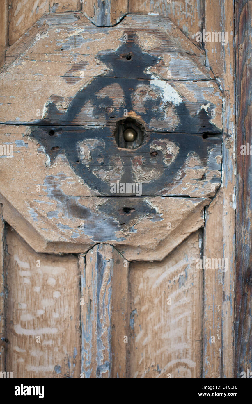 Old chapel door at Daylesford Convent, Victoria Australia Stock Photo ...