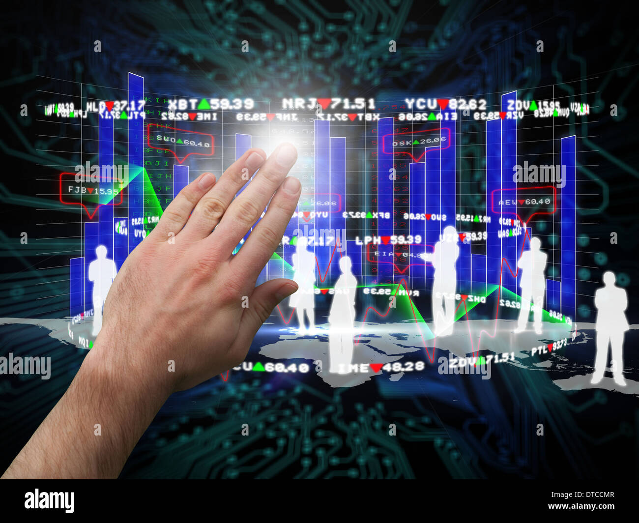 Composite image of hand presenting Stock Photo - Alamy