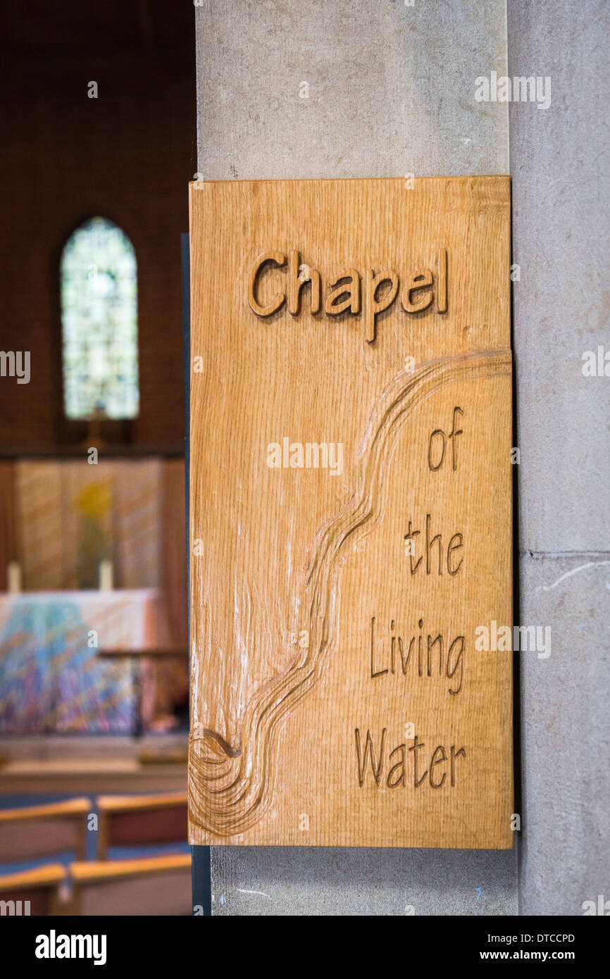 Wooden chapel sign hi-res stock photography and images - Alamy