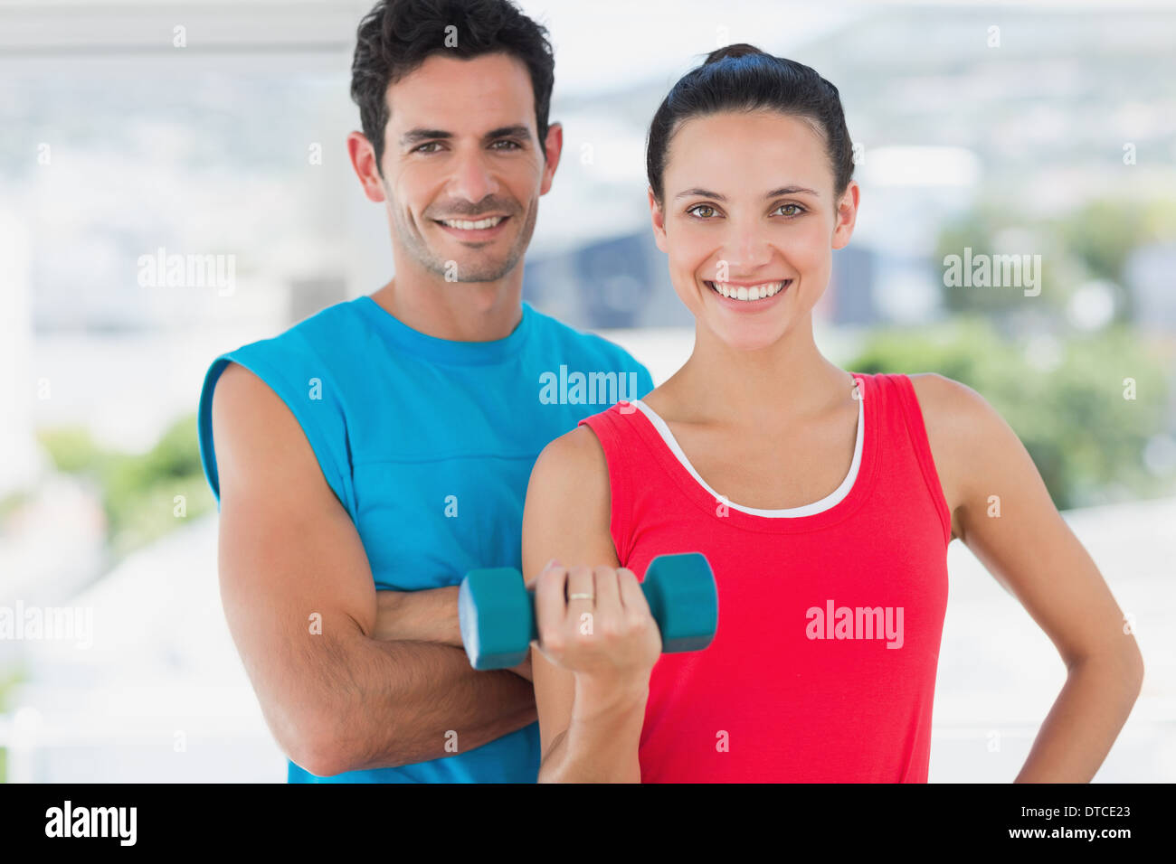 Fit couple arms crossed in hi-res stock photography and images - Alamy