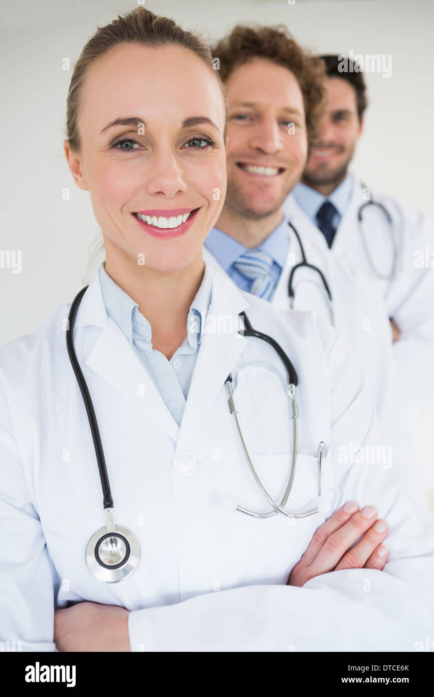 Portrait beautiful medical team hi-res stock photography and images - Alamy