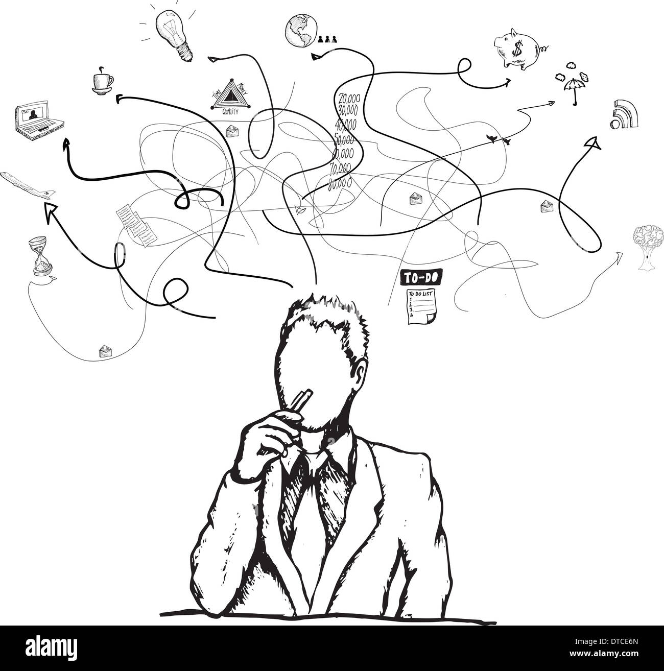 Application businessman Black and White Stock Photos & Images - Alamy