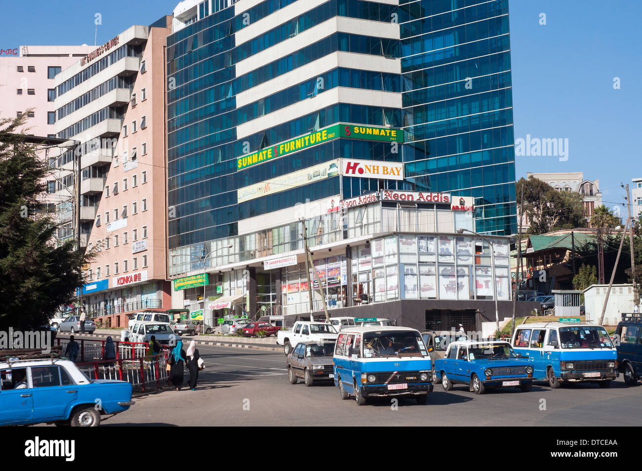 Addis Ababa Ethiopia Africa Piazza High Resolution Stock Photography ...