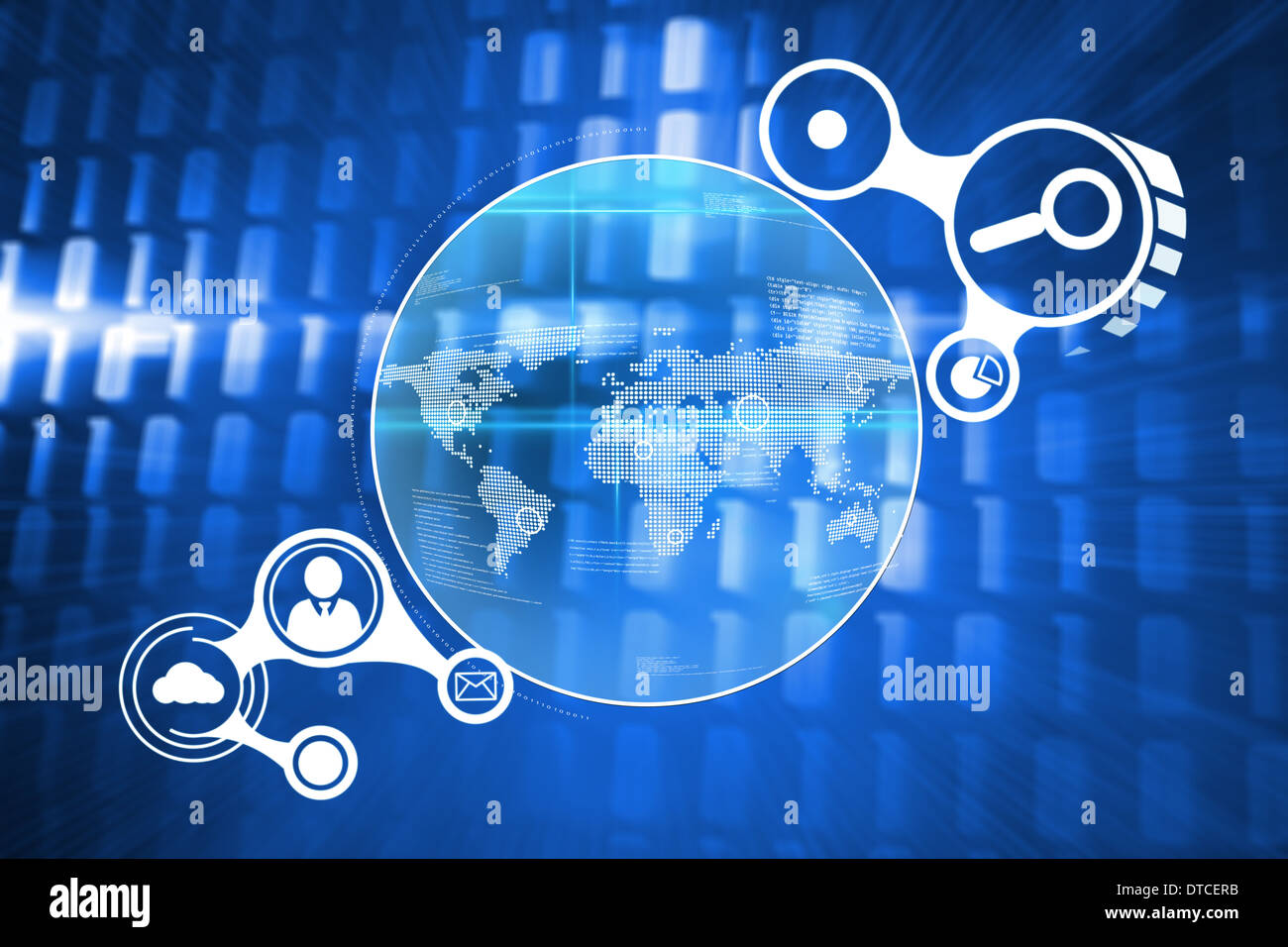 Composite image of technology interface Stock Photo - Alamy