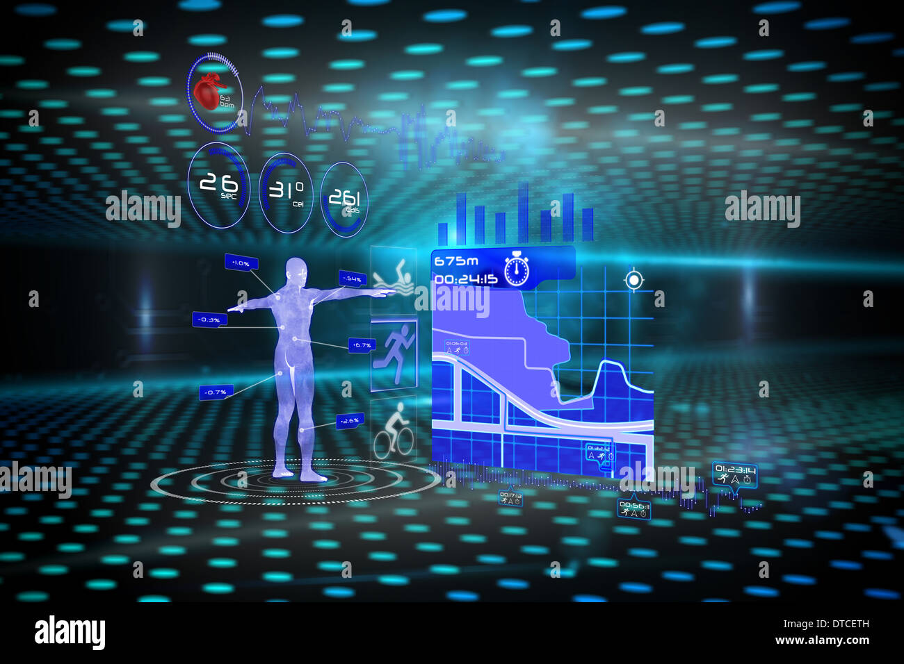 Composite image of medical interface Stock Photo - Alamy
