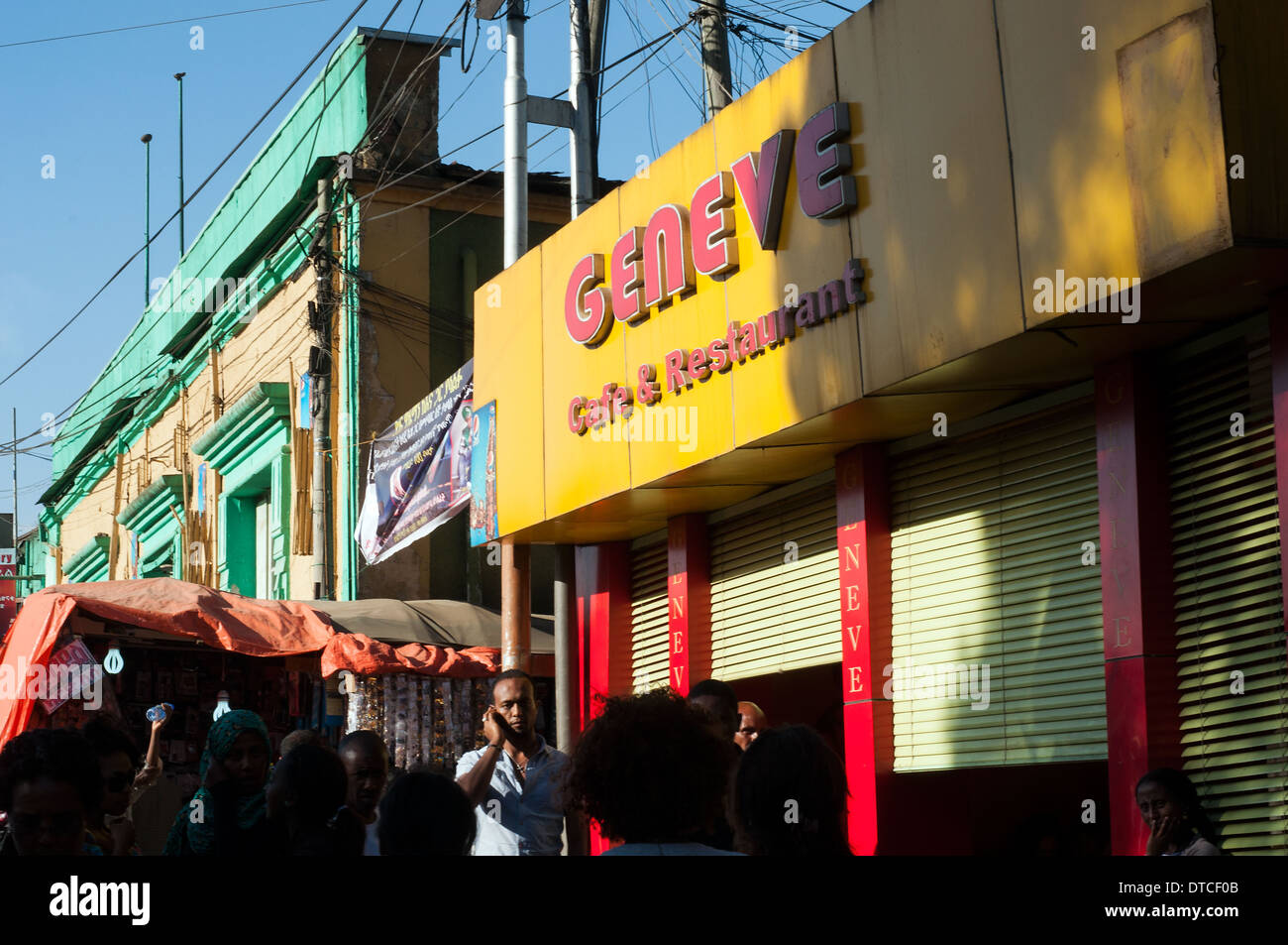 buildings in Piazza, Addis Ababa, Ethiopia Stock Photo - Alamy