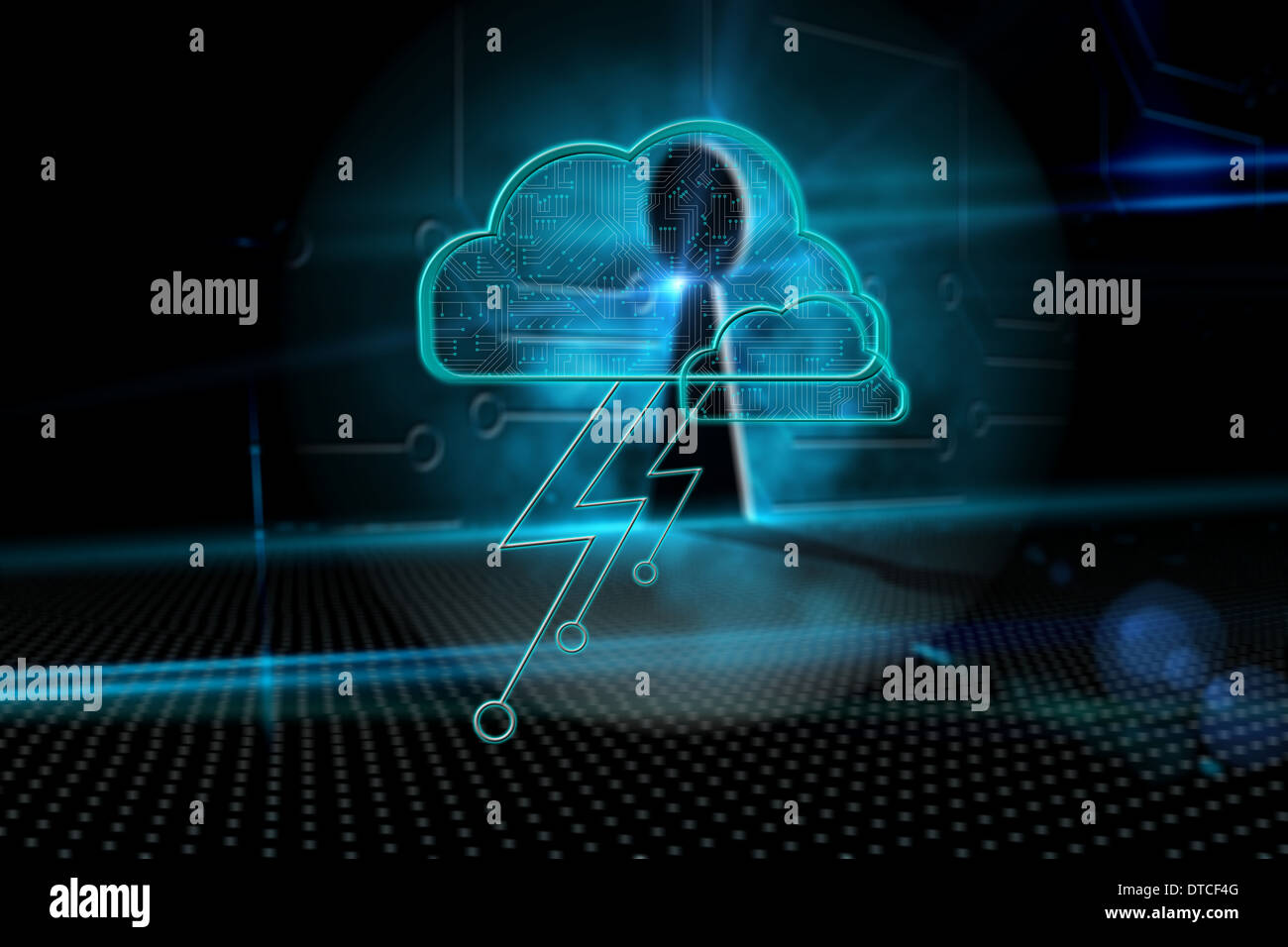 Composite image of cloud computing background Stock Photo - Alamy