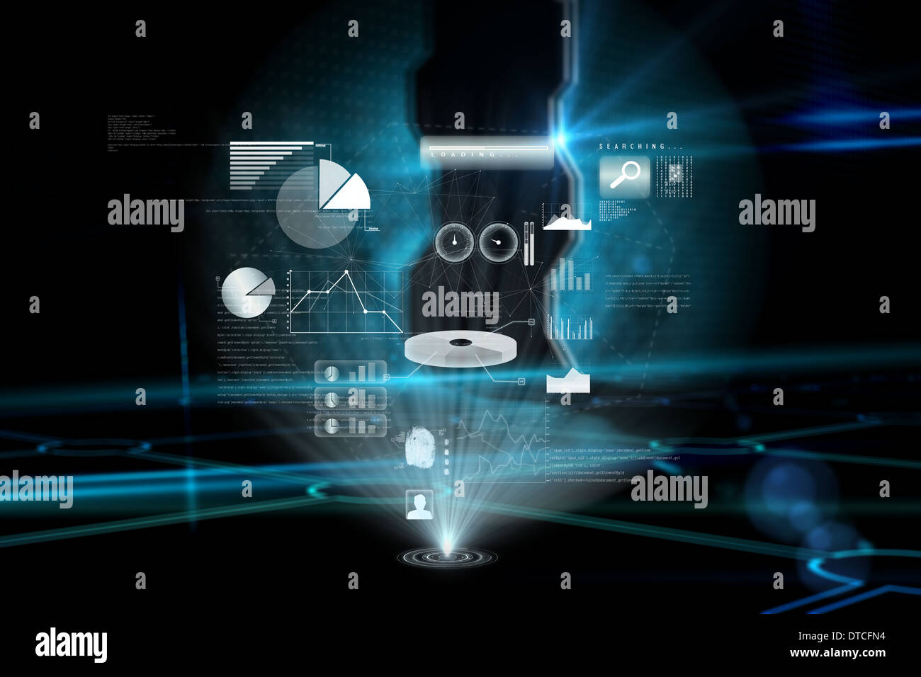 Composite image of technology interface Stock Photo - Alamy