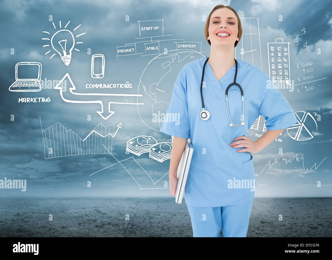 Female doctor laughing hi-res stock photography and images - Alamy