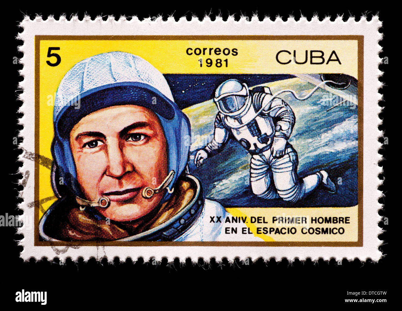 Cent Stamp Astronaut Outer Space