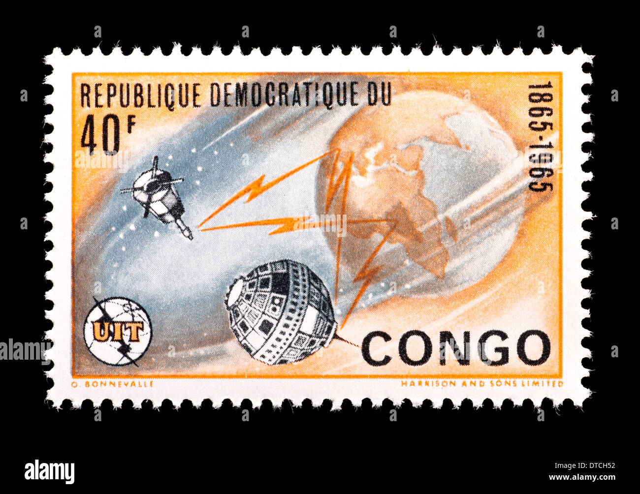Postage stamp from the Congo Democratic Republic depicting artificial ...