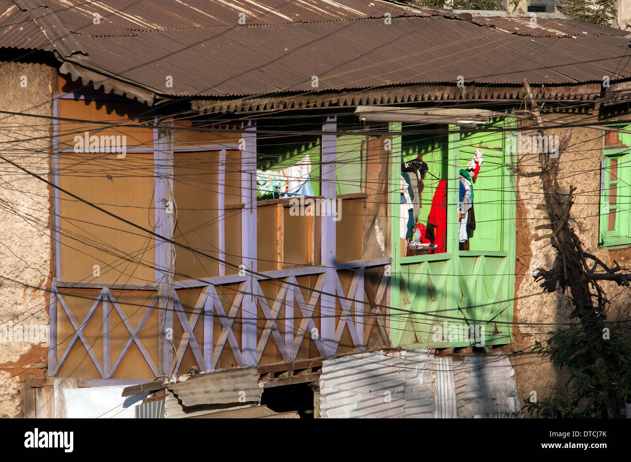 private housing, Piazza, Addis Ababa, Ethiopia Stock Photo - Alamy