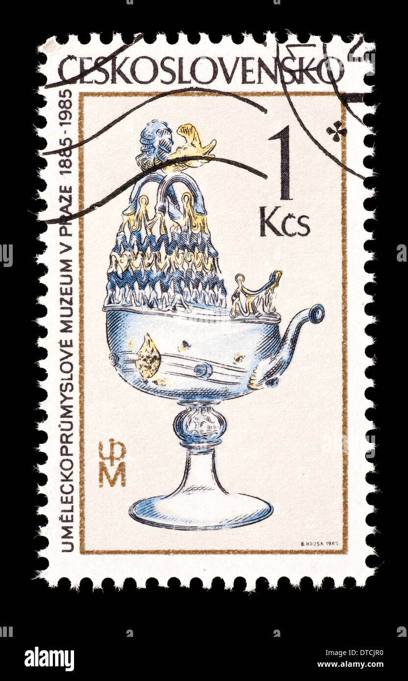 Postage stamp from Czechoslovakia depicting a 16th century Venetian ...