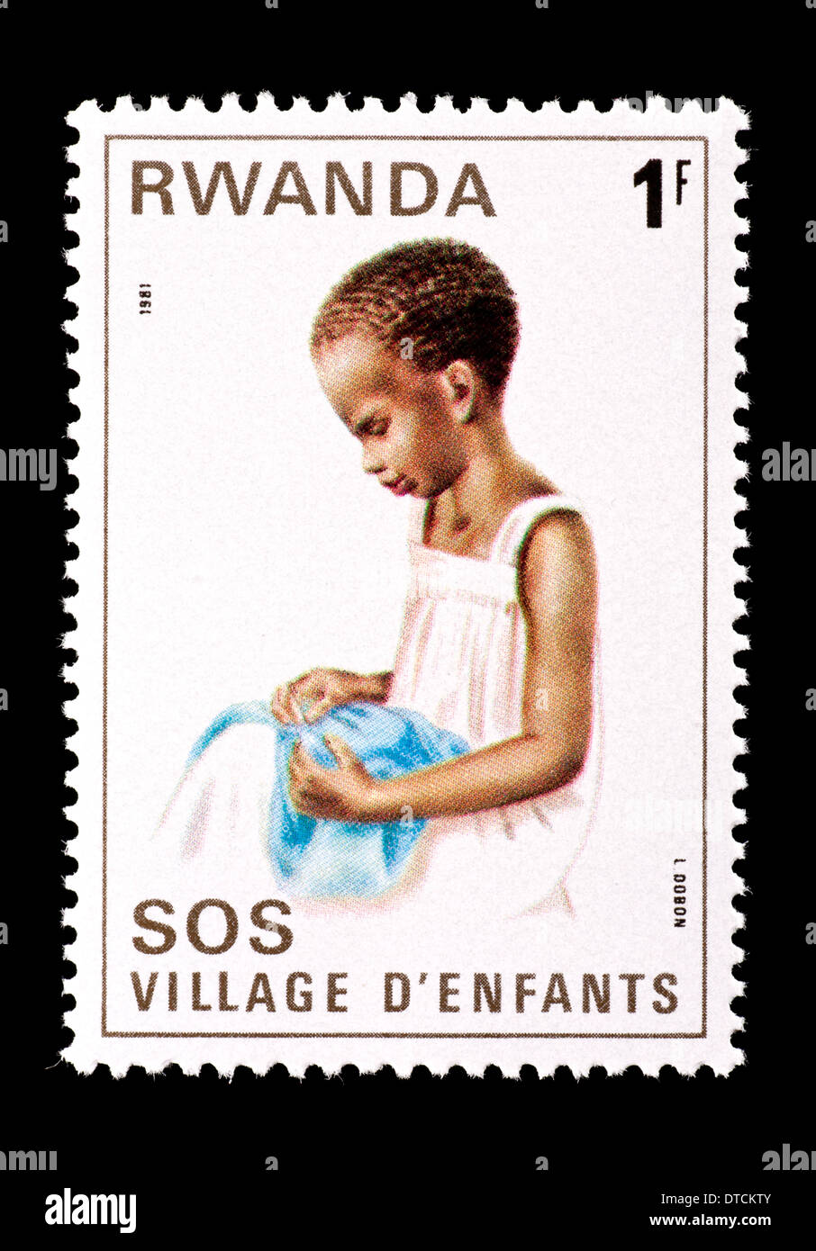Postage Stamp From Rwanda Depicting High Resolution Stock Photography ...