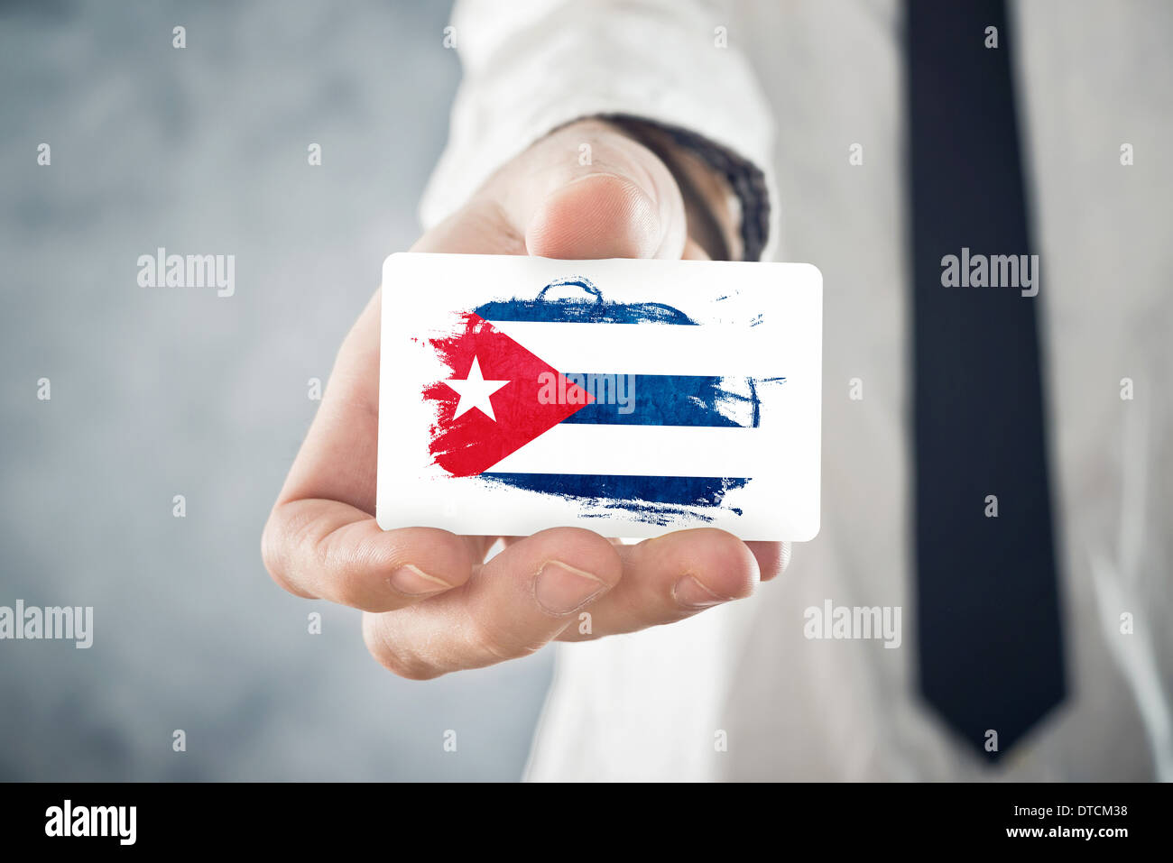 Cuban flag man hi-res stock photography and images - Alamy