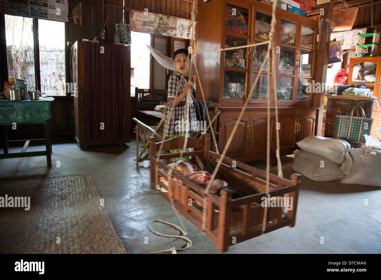 Baby cradle hi-res stock photography and images - Alamy