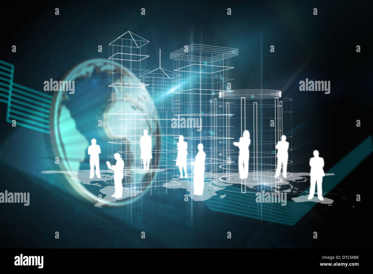 Composite image of technology interface Stock Photo - Alamy