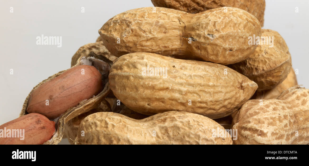pile of peanuts in light back Stock Photo - Alamy