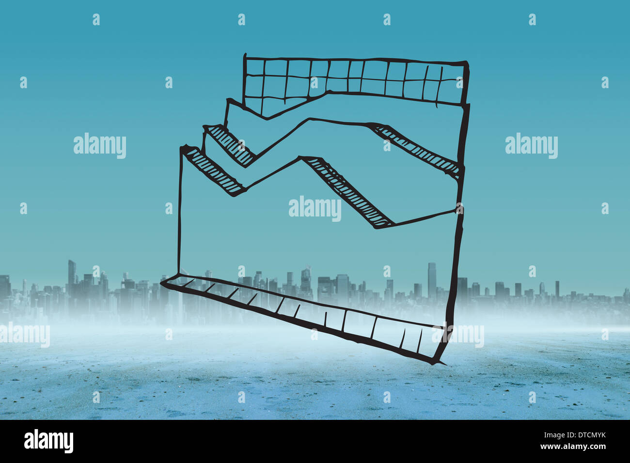 Composite image of data analysis doodle Stock Photo - Alamy