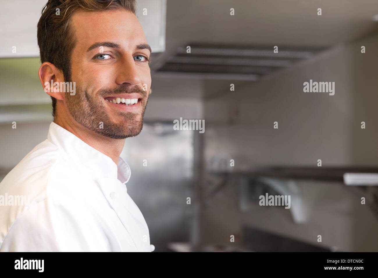 Chef looking to camera hi-res stock photography and images - Alamy