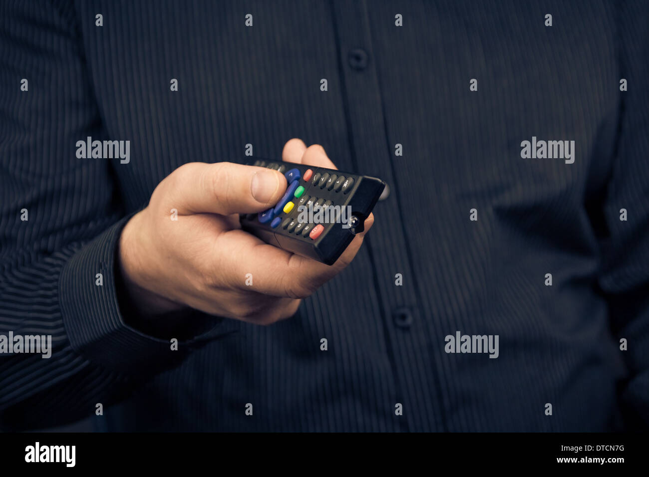 Man with remote controller hi-res stock photography and images - Alamy