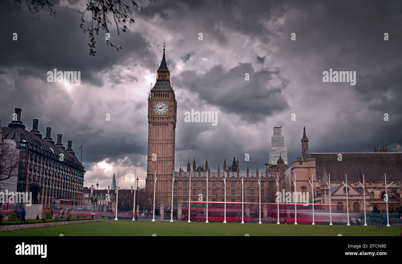 The Elizabeth Tower, known as Big Ben, in London Stock Photo - Alamy