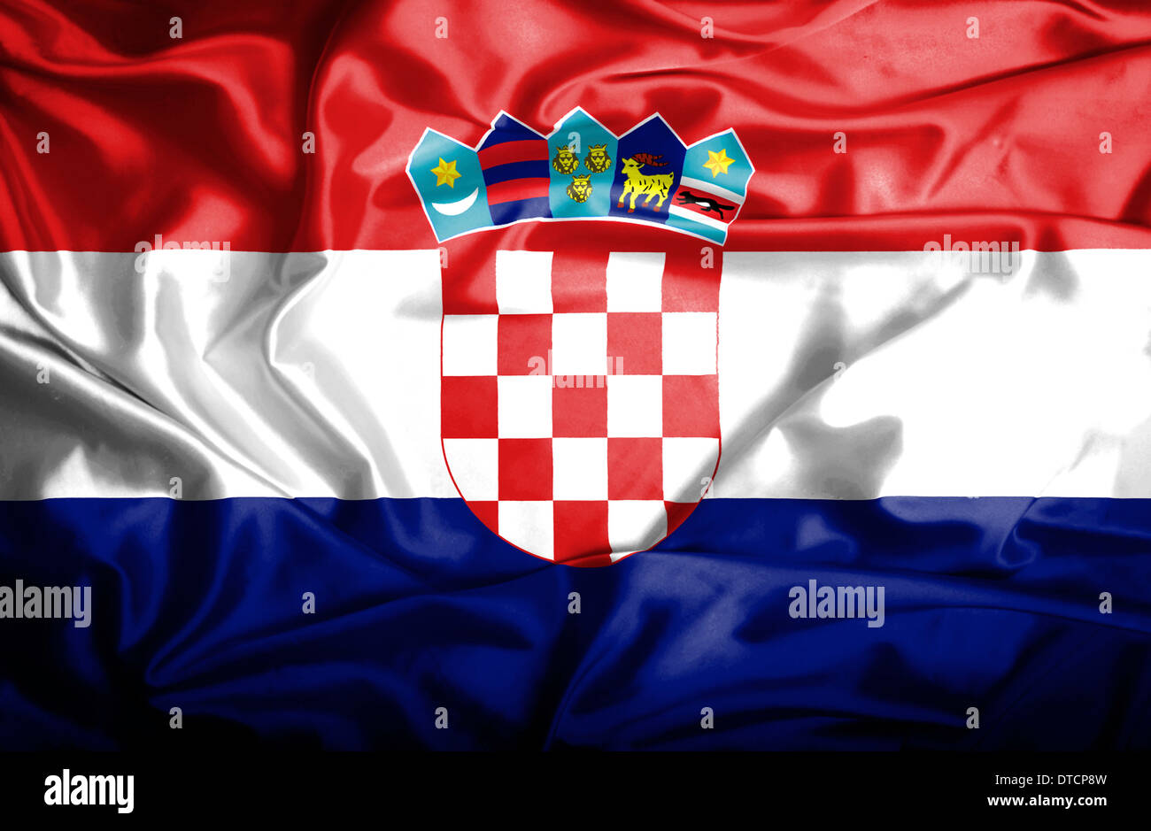 Croatia waving flag Stock Photo - Alamy
