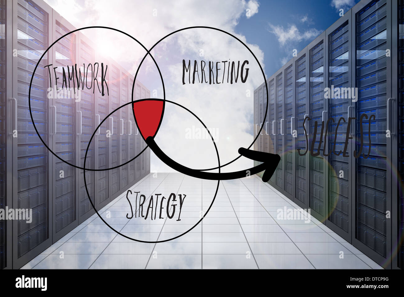 Composite image of success venn diagram Stock Photo - Alamy