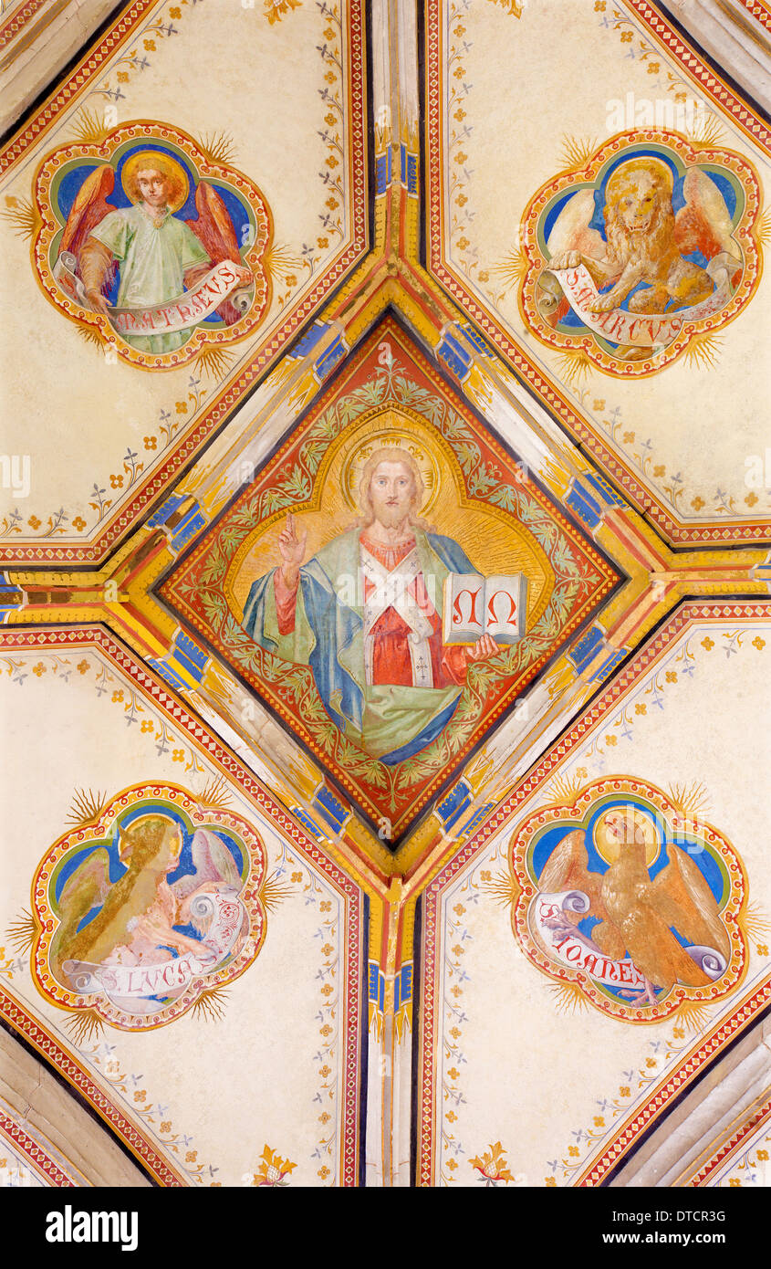 Reliquary Casket With Symbols Of The Four Evangelists
