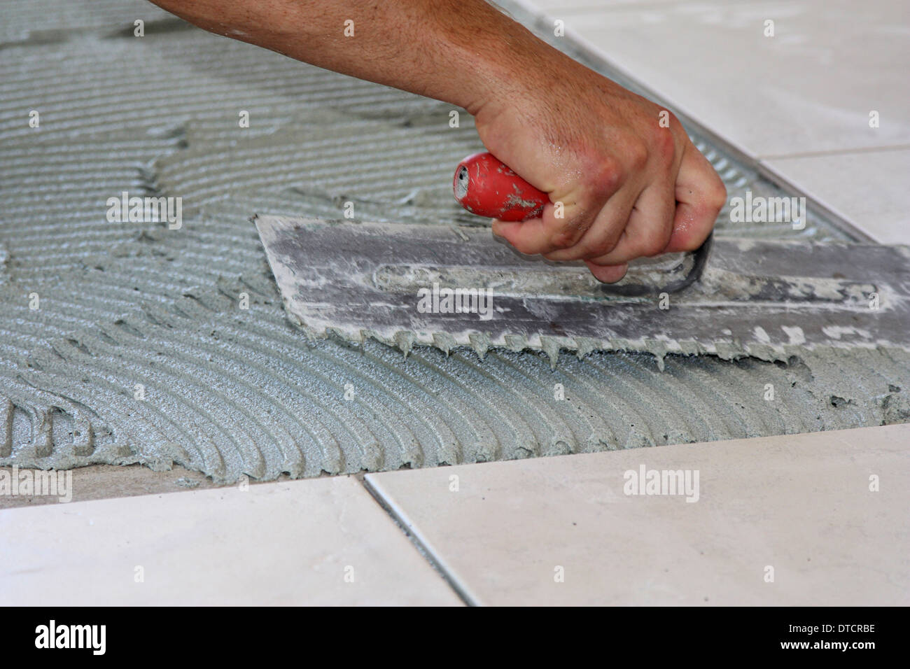 Tile repair floor hi-res stock photography and images - Alamy
