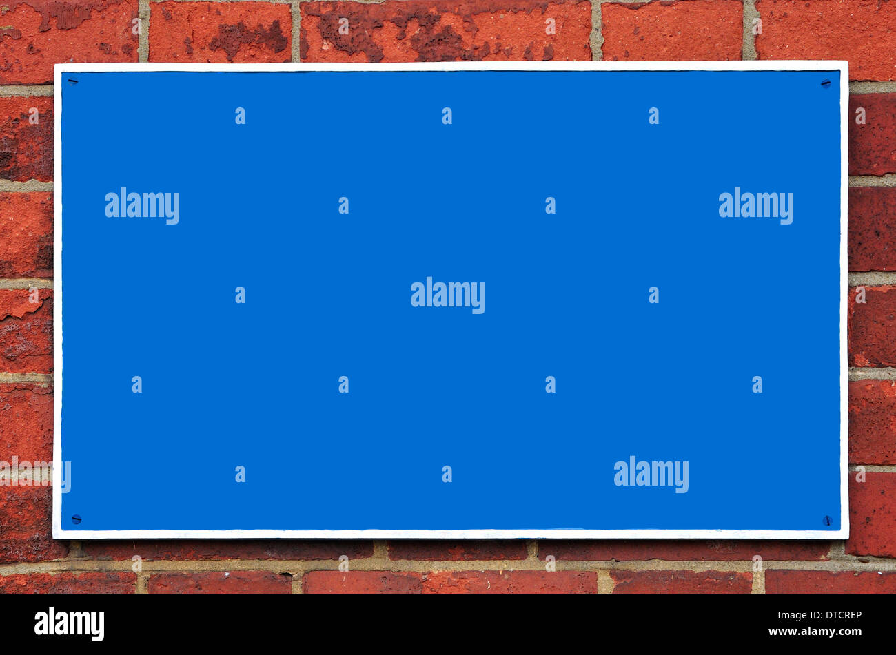 Brick bricks sign wall warning hi-res stock photography and images - Alamy