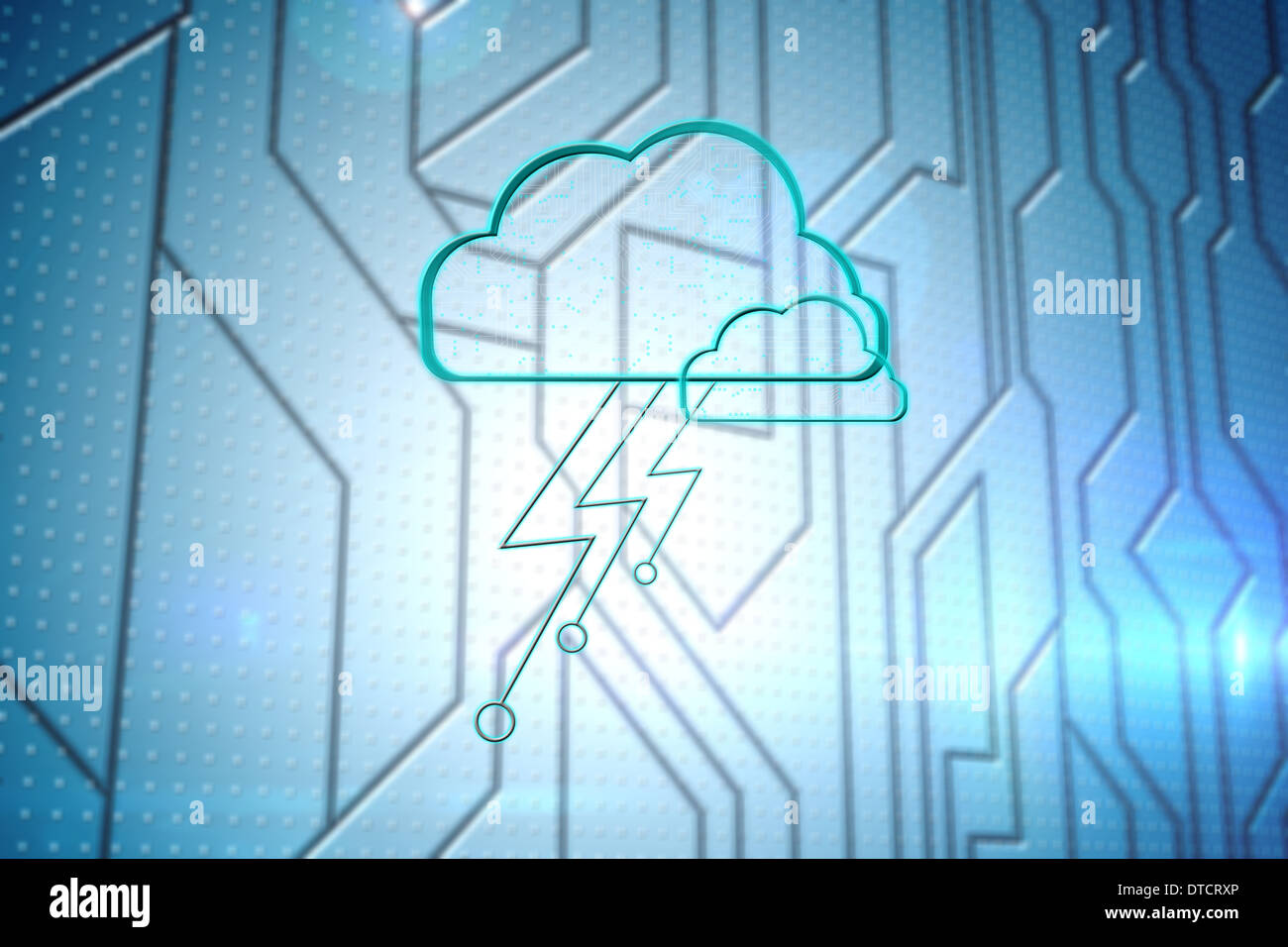 Composite image of cloud computing background Stock Photo - Alamy