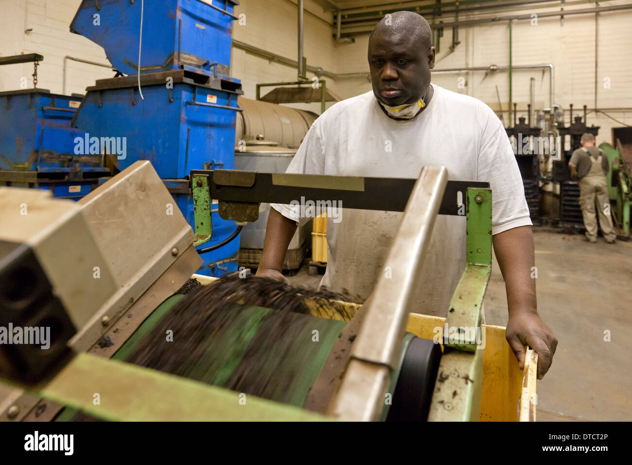 Berlin, Germany, production of tobacco in the Planta Tobacco ...
