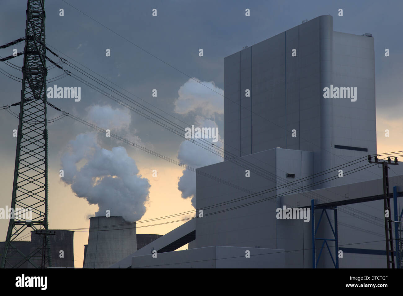 Boxberg, Germany, lignite power plant Boxberg Stock Photo - Alamy