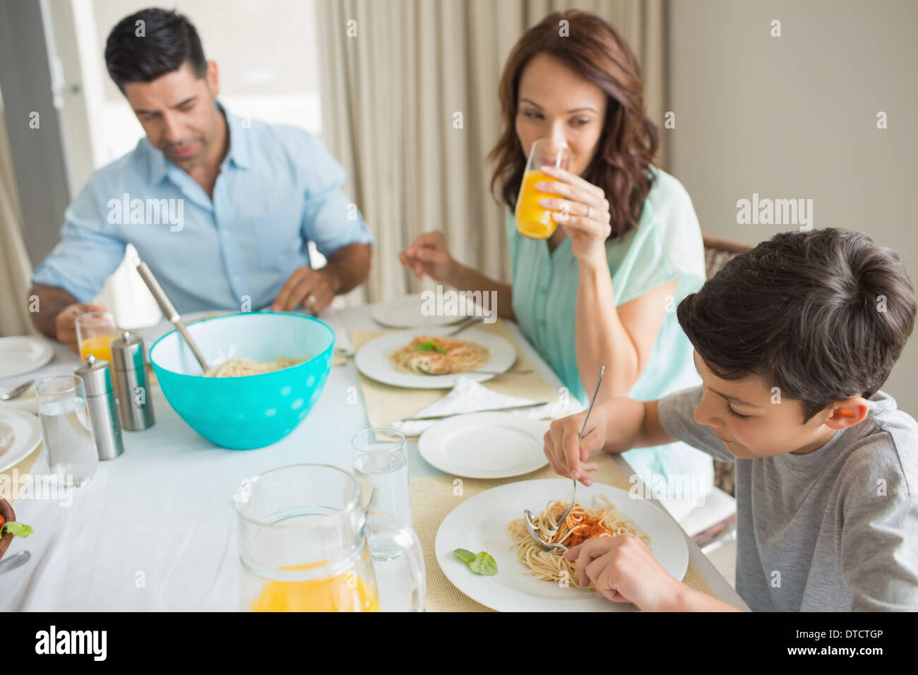 Food and drink sitting dining table childhood eating hi-res stock ...